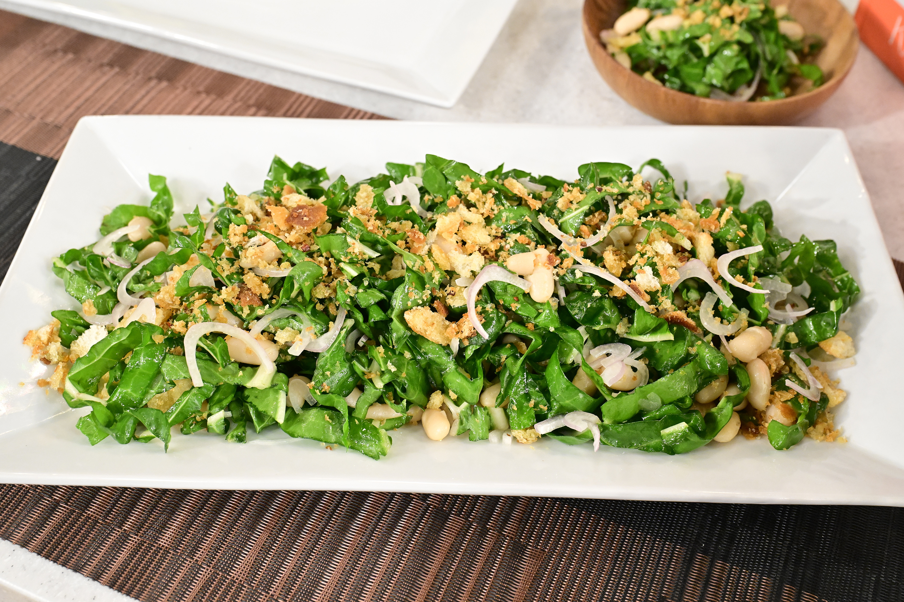 Kat Ashmore’s Lemony Swiss Chard Salad with White Beans & Garlic ...